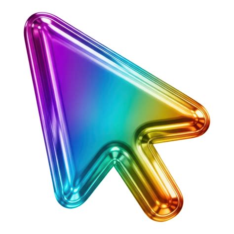 Mouse Cursor Colorido Pngs Para Download Gratuito