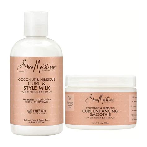 Shea Moisture Coconut And Hibiscus Curl Style Milk And Curl Smoothie
