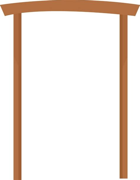 Premium Vector Wooden Arch Structure Premium Vector Wooden Arch Structure