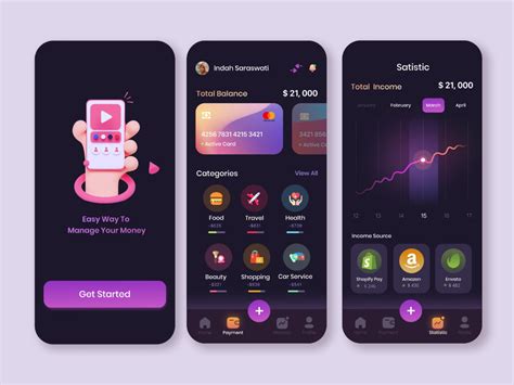Android Design App Ui Design Mobile App Design Landing Ideas