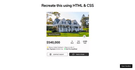 Htmlcss Code Challenge Codesandbox Htmlcss Code Challenge Codesandbox