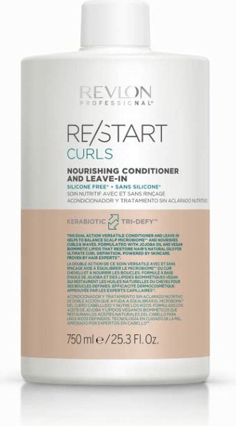 Defined Curls Conditioner Revlon Restart Curls 750 Ml Bol