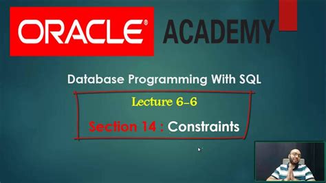 Database Programming With Sql Section 14 Part 6 Youtube