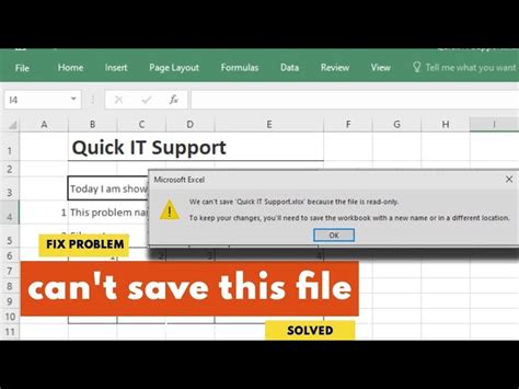 Fix Cannot Save Excel File Error 7 Proven Solutions That Work