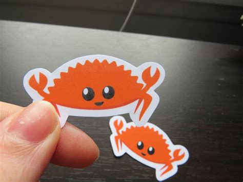 Rust Ferris The Crab Sticker Etsy