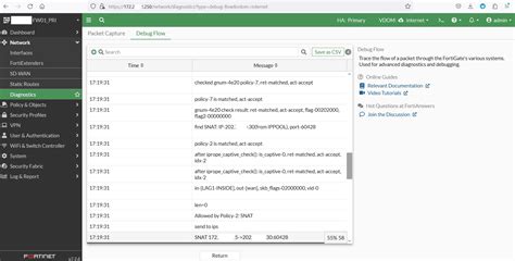 My Network Security Journal Perform Packet Capture In Fortigate Firewall