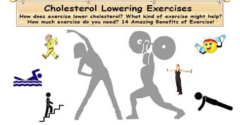 Cholesterol Lowering Exercises How Does What Kind And How Much