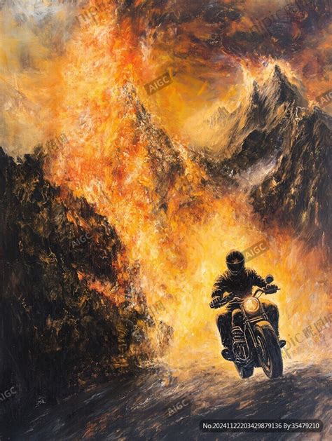 Ai创作图山地与摩托 摩托车走山路 山区摩托车骑行 摩托车爬雪山 摩魔成道 侠盗猎车手5艺术艺术 山区摩托车 金光万丈美术绘画 梦想骑行骑行山区 远行忆念图 骑摩托车人 摩托飞车 原创画作
