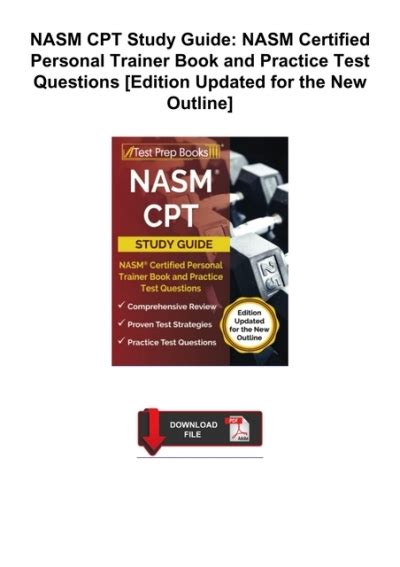 PDF DOWNLOAD NASM CPT Study Guide NASM Certified Personal Trainer Book And Practice Test