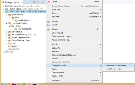 Cant Get Kotlin Classes In Java Maven Project To Work Eclipse