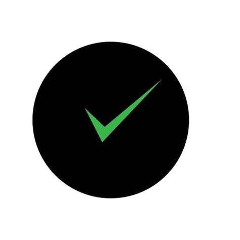 Tick Logo Vector Vetor Premium