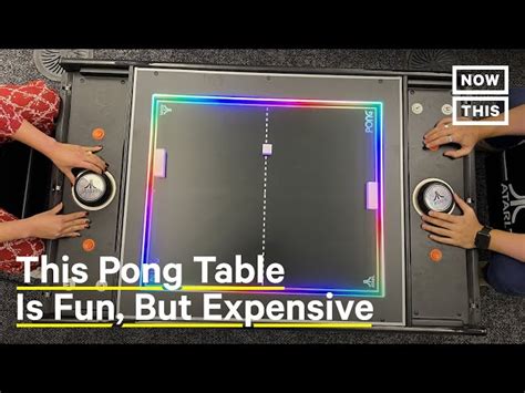 Atari Pong Game Table