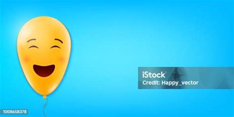 크리에이 티브 벡터 일러스트 레이 션 현실적인 웃는 풍선의 얼굴에 고립 된 배경 영감을 인용 예술 디자인입니다 긍정적인 분위기 텍스트좋은 하루 되세요 추상 개념 그래픽
