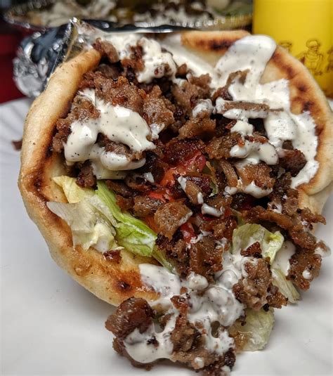 Beef Gyro Sandwich From Halal Guys