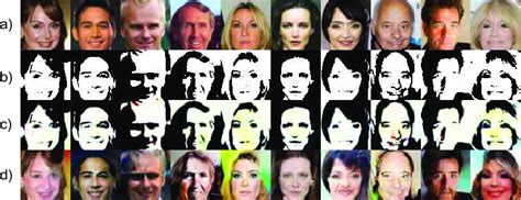 De Quantization And Colorization Of 2 Level Gray Images Row A Download Scientific Diagram