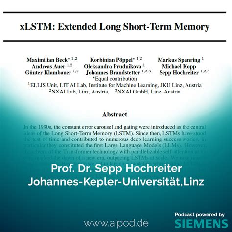 the xlstm paper and a 2d grasping solution industrial ai podcast podcast podtail