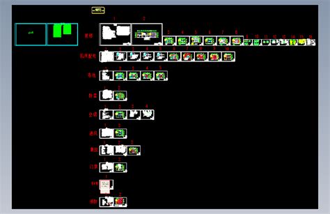 数据中心机房工程建筑电气全套施工图纸共47张（超详细） Autocad 2000 模型图纸下载 懒石网