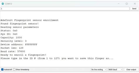 Interfacing R307 Fingerprint Sensor With Arduino Roboticsdna