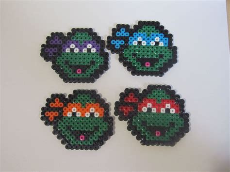 Ninja Turtles Perler Beads