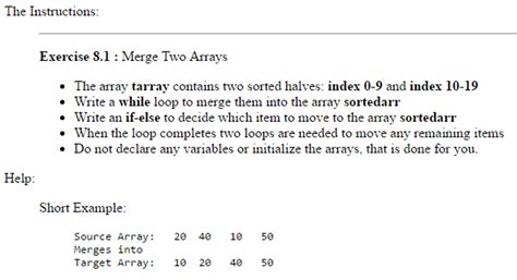 Solved The Code To Answer Exercise Is Below However It Chegg