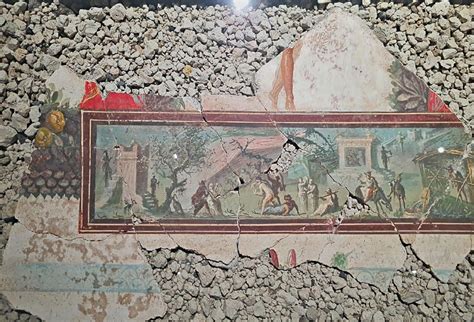 Ix101 Pompeii March 2024 Detail Of Fragment Of Ceiling With