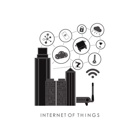 City Connected To The Internet Iot And Automation Concept Good For