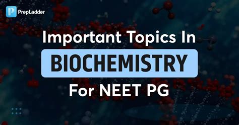 Important Topics In Biochemistry For Neet Pg Prepladder