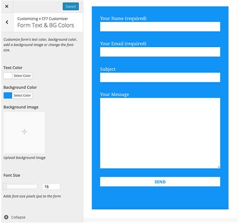 Rebrand Your Contact Form 7 Forms With Wordpress Form Customizer In