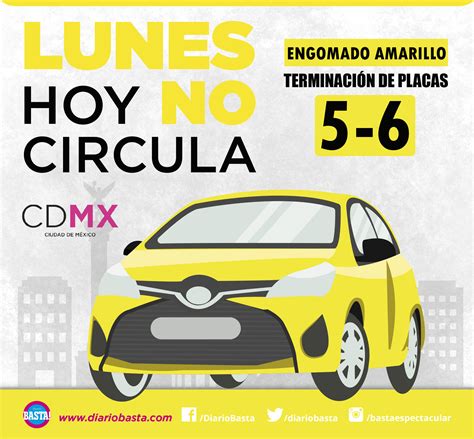 Programa “hoy No Circula” Para Este Lunes 30 De Diciembre En Cdmx Y