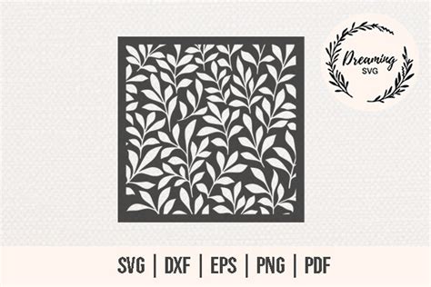 Leaves Seamless Pattern SVG Graphic By DreamingSVG Creative Fabrica