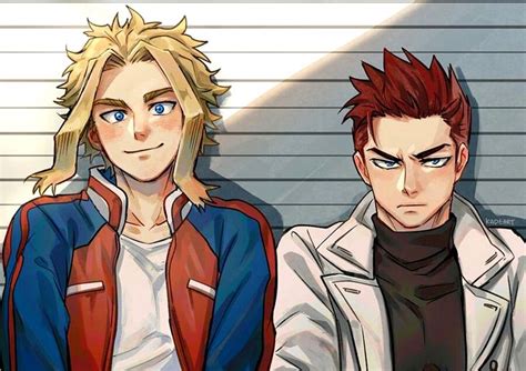 Baku X Kiri Kiribaku Gambar Karakter Ilustrasi Karakter Gambar Anime