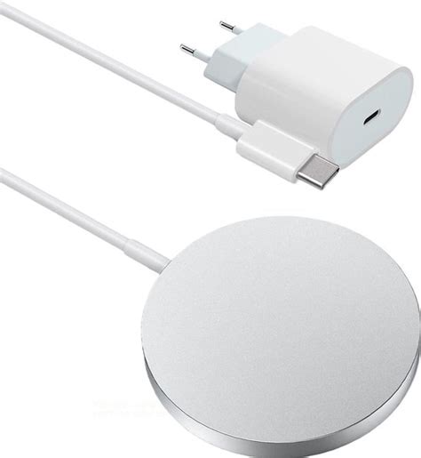 Magsafe Oplader Met Adapter Voor Apple Iphone 15w Draadloze Oplader