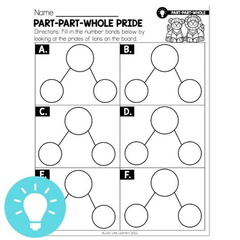Lucky To Learn Math Add With Part Part Whole Models Lesson 21 Mini Lesson Part Part