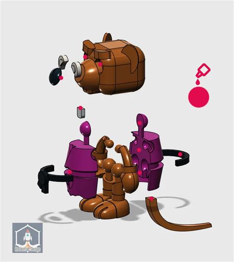 Tmnt Master Splinter Cute Minifigure By Rocketlab Design Makerworld