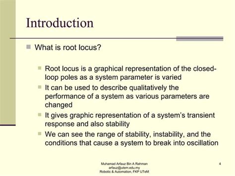 Chapter 8 Root Locus Techniques Ppt Physics Science