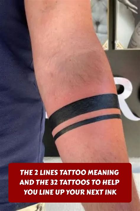 Two Parallel Lines Tattoo Meaning