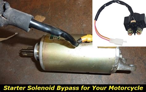 Motorcycle Starter Solenoid Bypass Heres How To Do It
