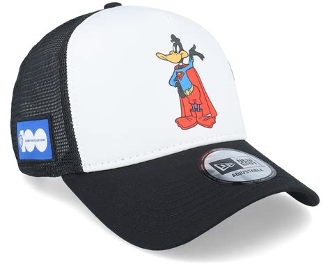Looney Tunes Daffy Duck White Black Trucker New Era