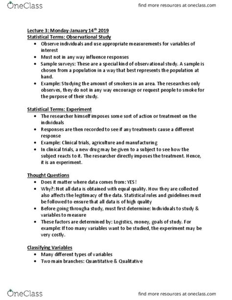 Stat 100 Lecture Notes Spring 2019 Lecture 3 Sampling Bias