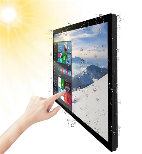 Bestview 32 Inch 4k Uhd Vesa Wandmontage Industriële Touchscreen Monitor Ip65 Lcd Scherm Met