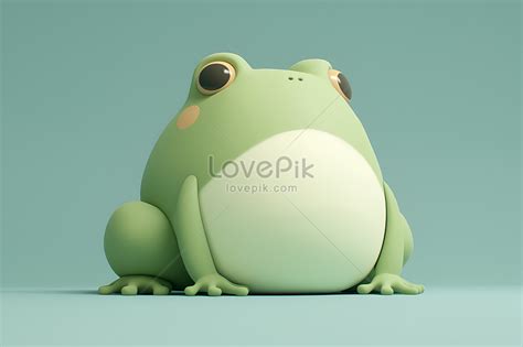 녹색 만화 개구리 그림 일러스트 무료 다운로드 Lovepik