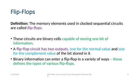 Sequential Logic Circuits Pptx