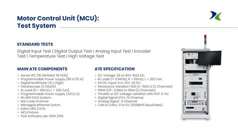 Motor Control Unit Mcu Testamatic Systems