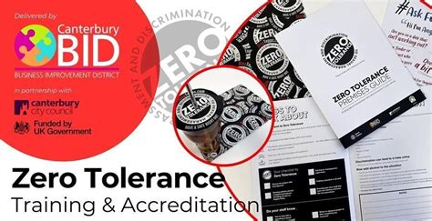 Zero Tolerance Training Canterbury Bid Canterbury Business