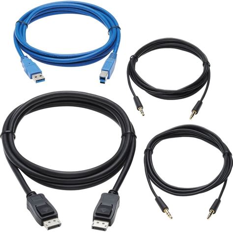 Tripp Lite Cable Kit DisplayPort KVM Cable Kit For Tripp Lite B DPUA K And B DPUA KVM