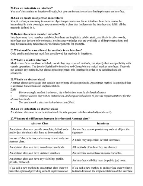 Core Java Interview Questions Pdf