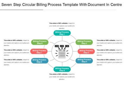 Circular Template Slide Team