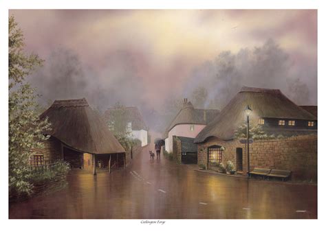 Cockington Village Forge Print By Artist Craig Long