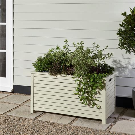 Studio Rectangular Wooden Planter Australia