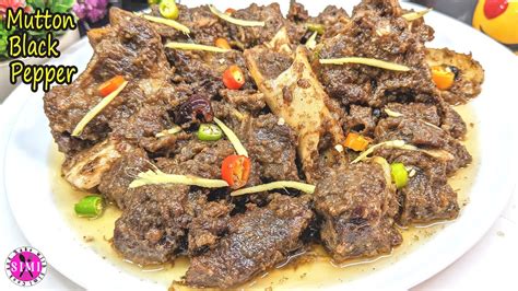 Black Pepper Mutton Gravy Recipekali Mirch Mutton Karahi Recipe